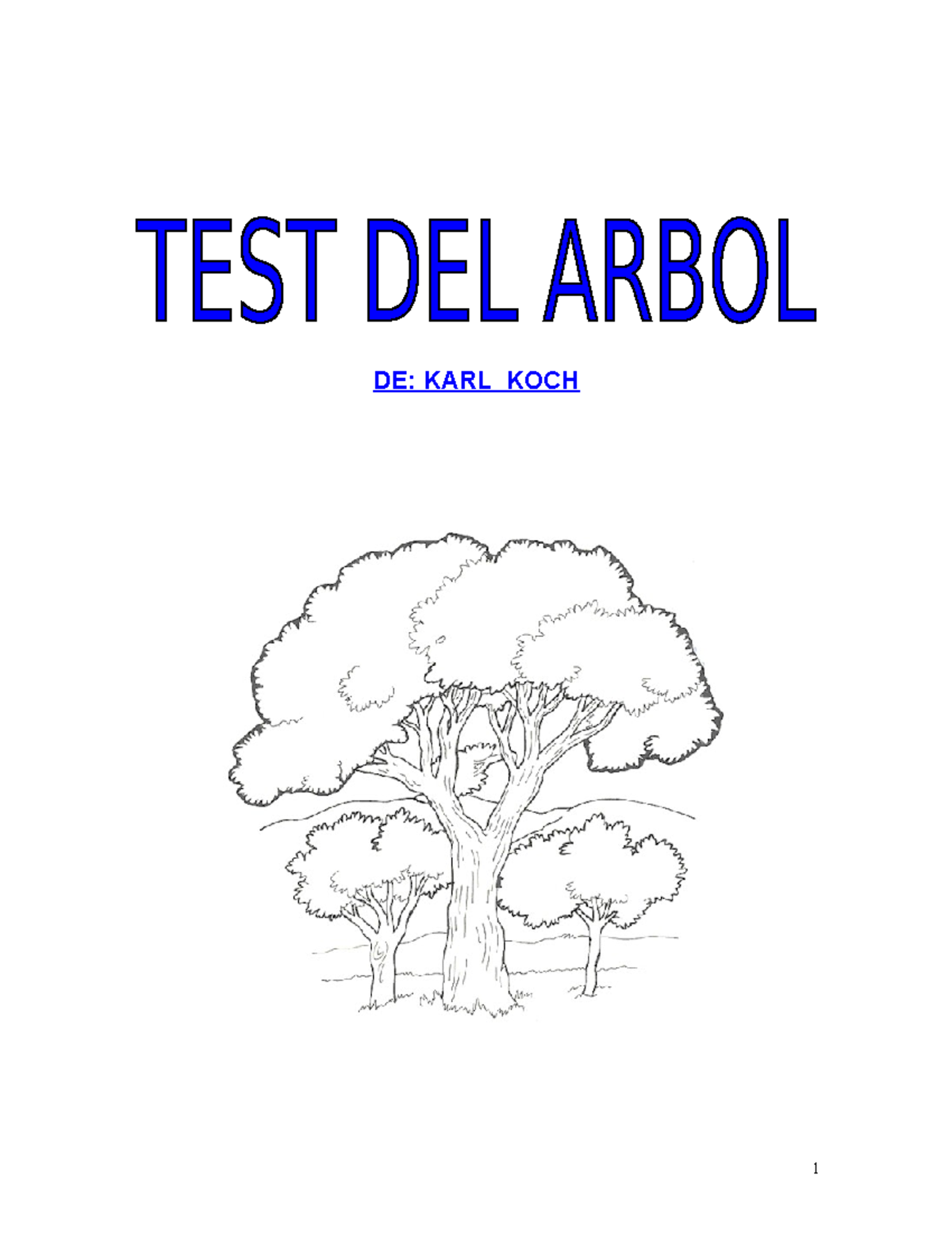 Test del arbol pdf versión nueva - DE: KARL KOCH ÍNDICE. INTRODUCCION I ...