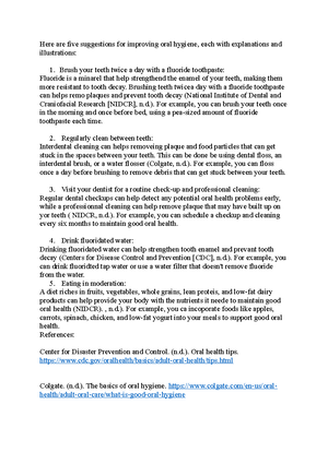 Dis8 HS2720 - Course Work Discussion Assignments - Here are two ...