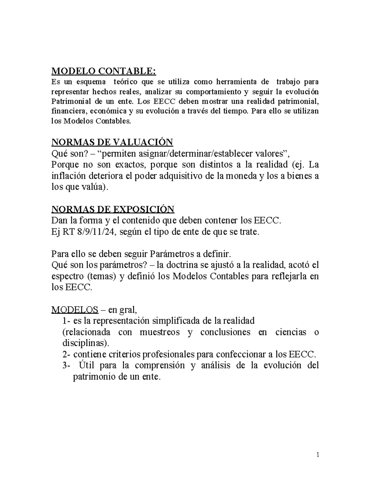 Modelo Contable Apunte - Tagged - MODELO CONTABLE: Es un esquema ...