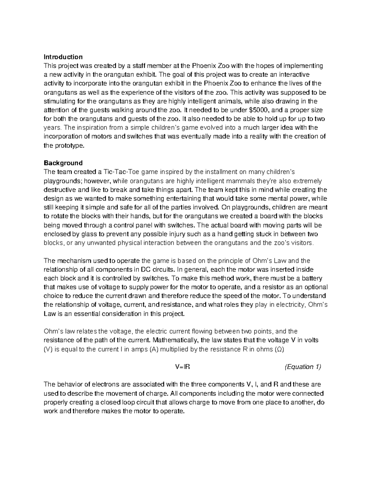 Tic Tac Toe Project - Study Help - Introduction This project was ...