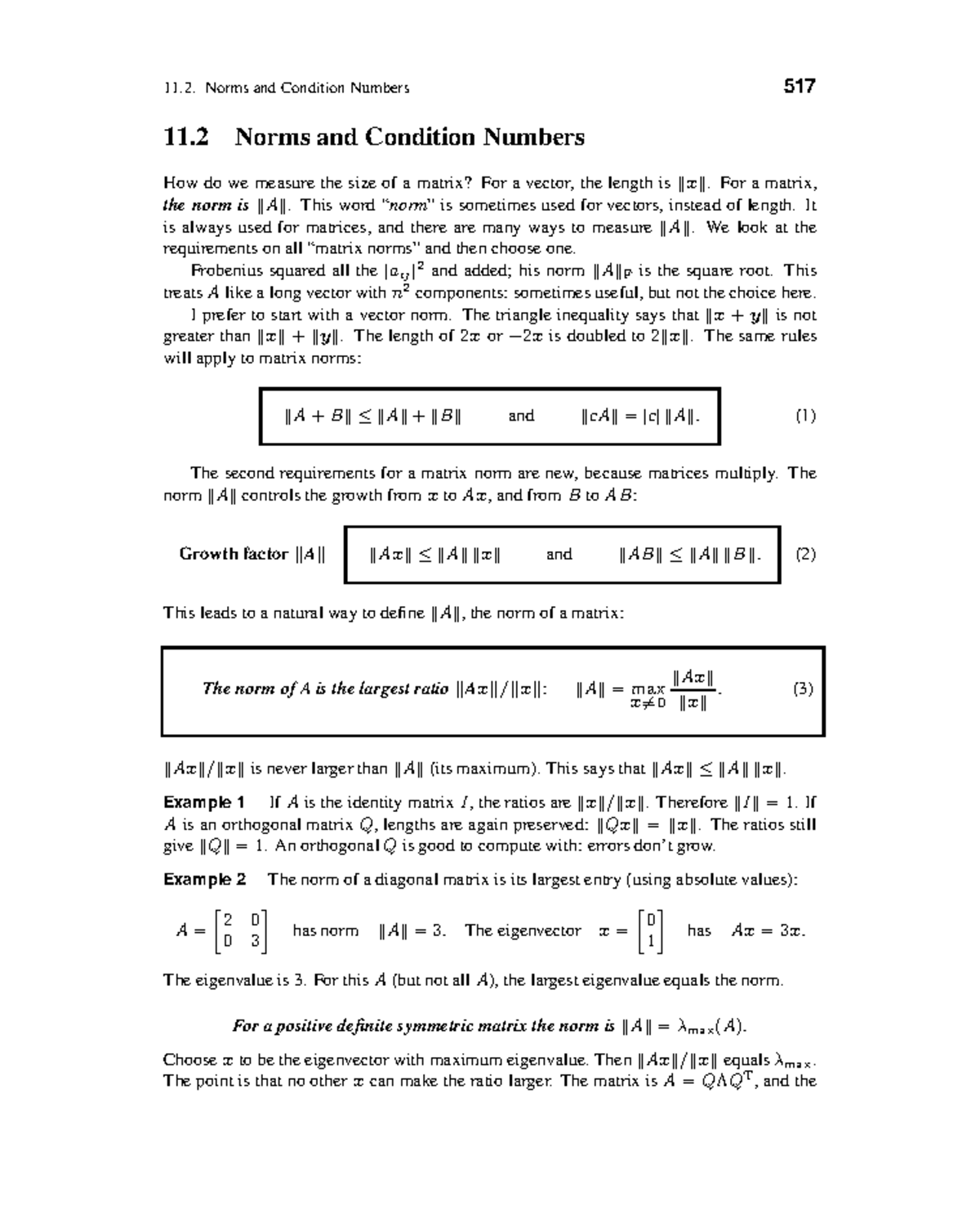 Ila5conditionnumbers -CSCC37 additional resource - 11. Norms and Condition Numbers 517 11 Norms ...