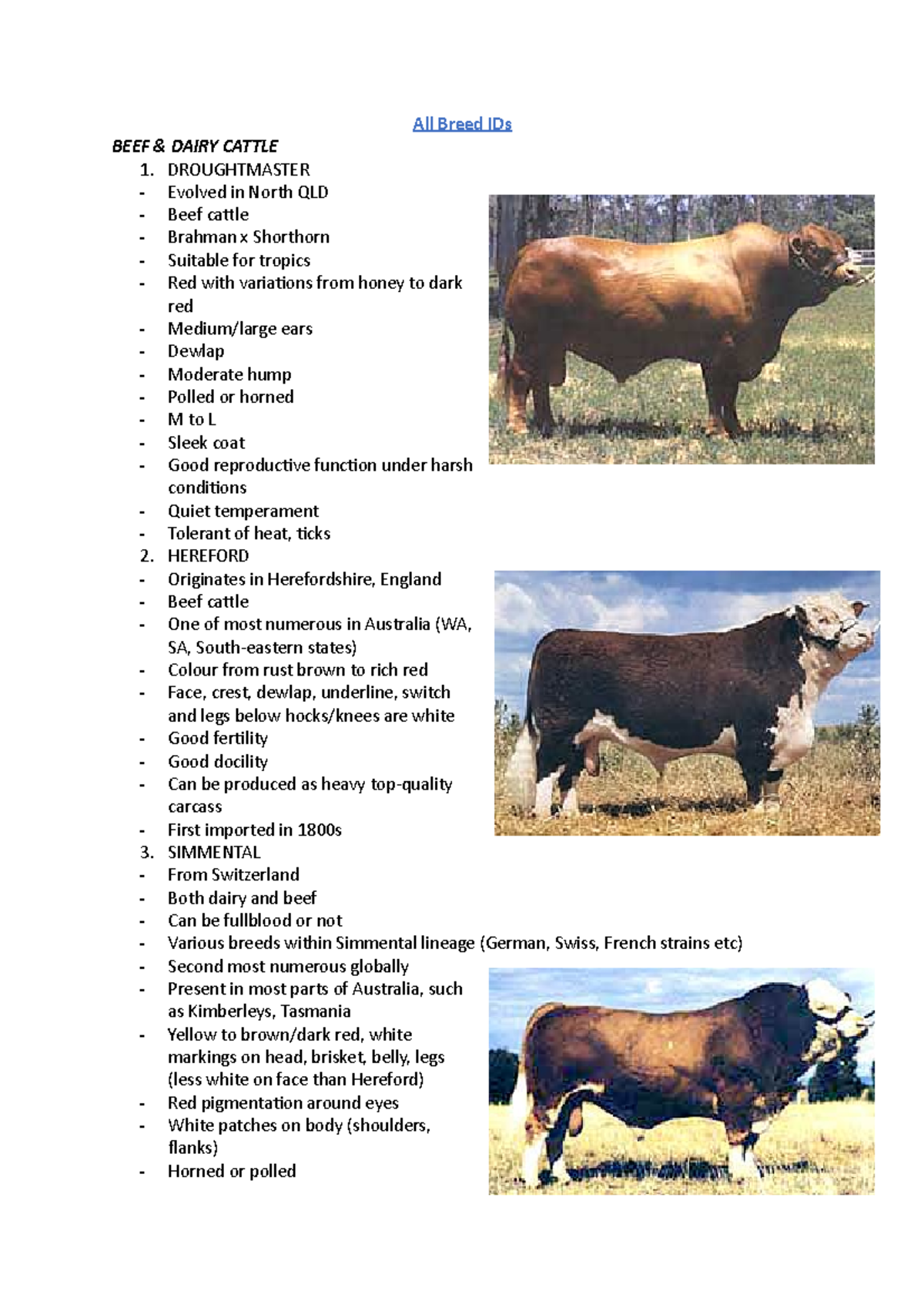 All Breed IDs (pigs, goats, cattle, horses, sheep, camelids) - All ...