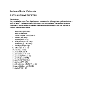 Supplemental Chapter 9 Assignments - Supplemental Chapter 9 Assignments CHAPTER 9: REPRODUCTIVE ...