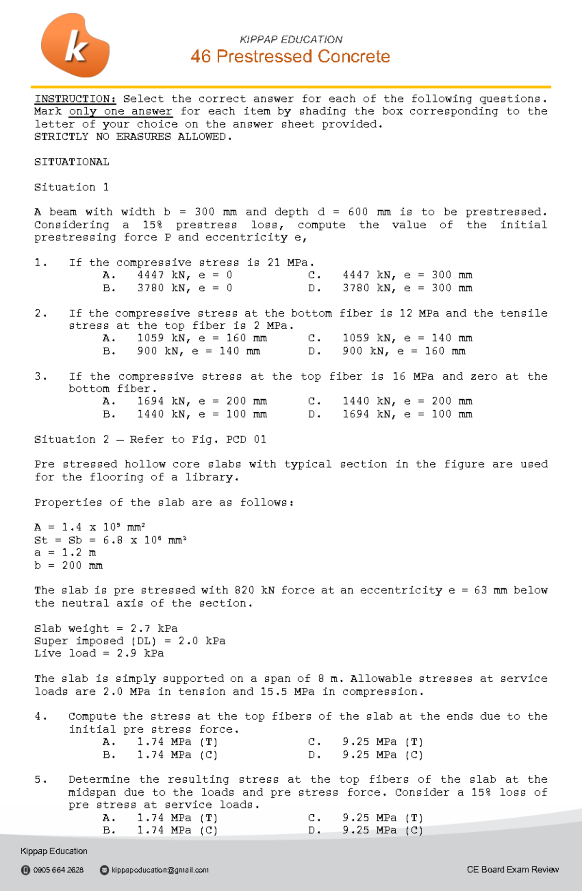 Kippap-Handout-SEC (46 Misc - Prestressed Concrete) - KIPPAP EDUCATION ...