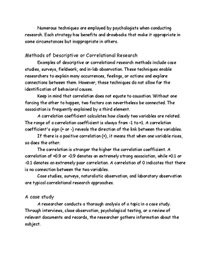 Ethical Considerations - Researchers have in the past carried out a ...