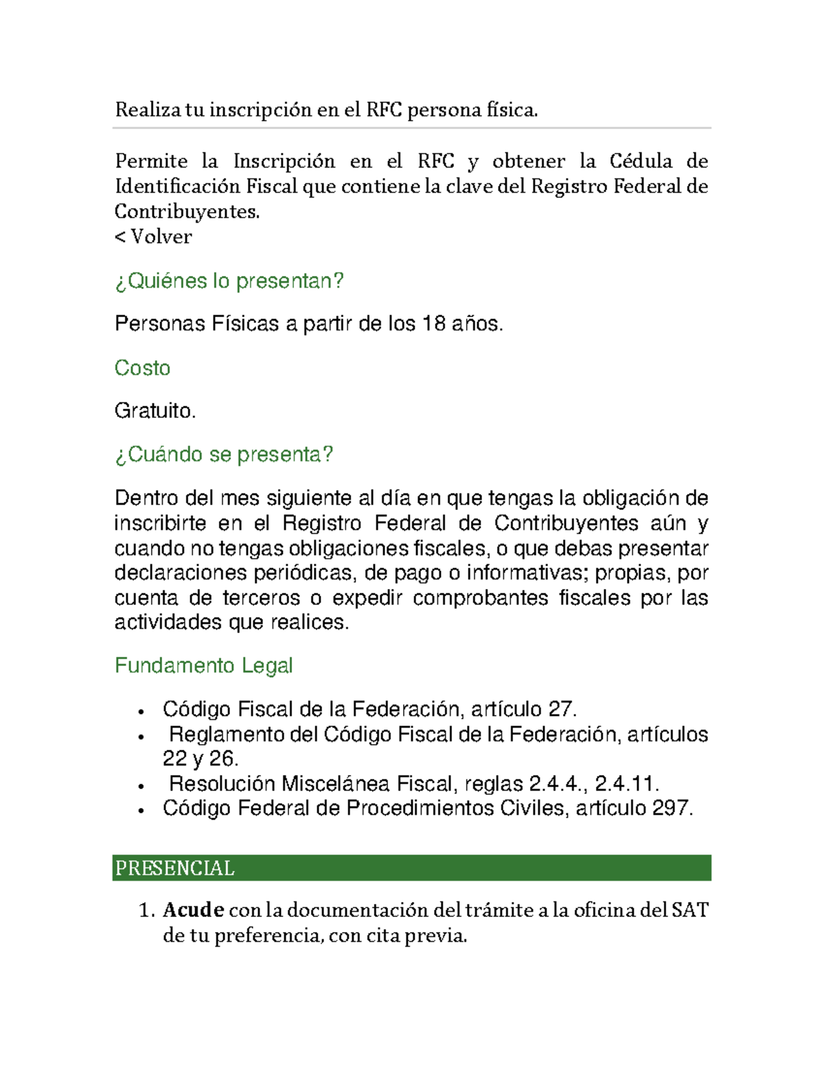 Rfc Como Obtener El Rfc Realiza Tu Inscripción En El Rfc Persona