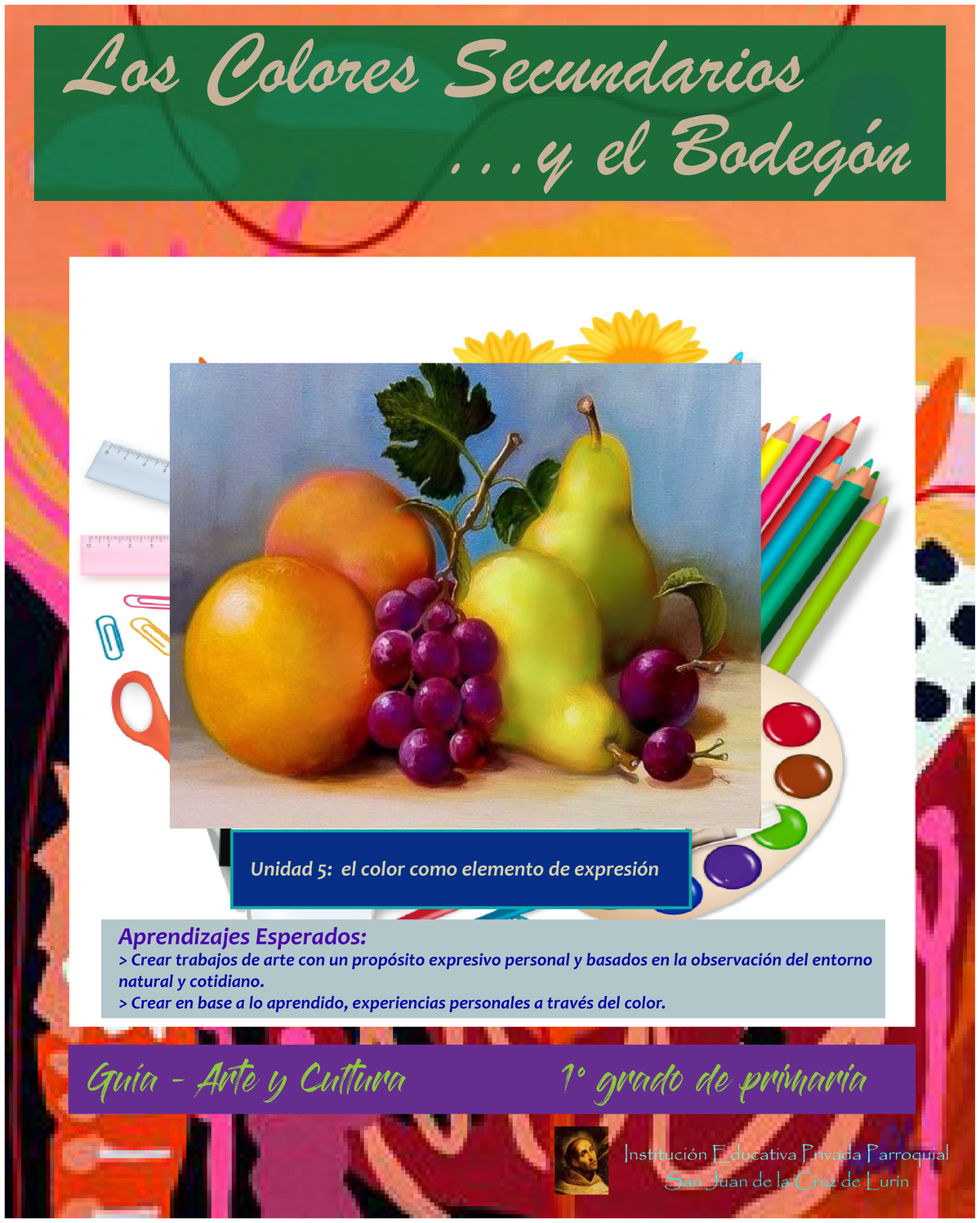 1°grado ficha 1 - LOS Colores Secundarios - Los Colores Secundarios ...