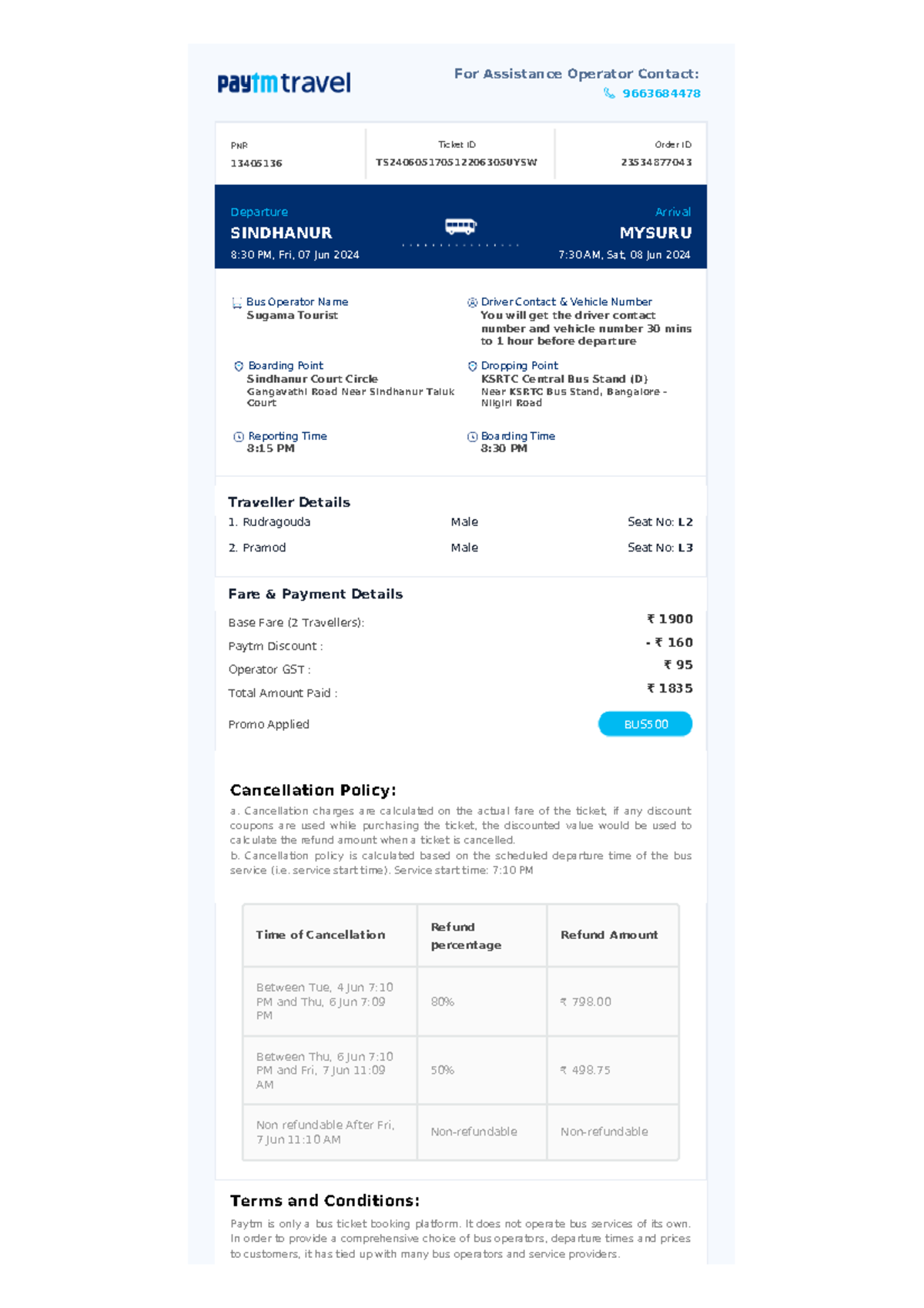 B4f92ee9 68ab 4c00 b1b3 7f8a6d1ca771 - PNR 13405136 Order ID ...