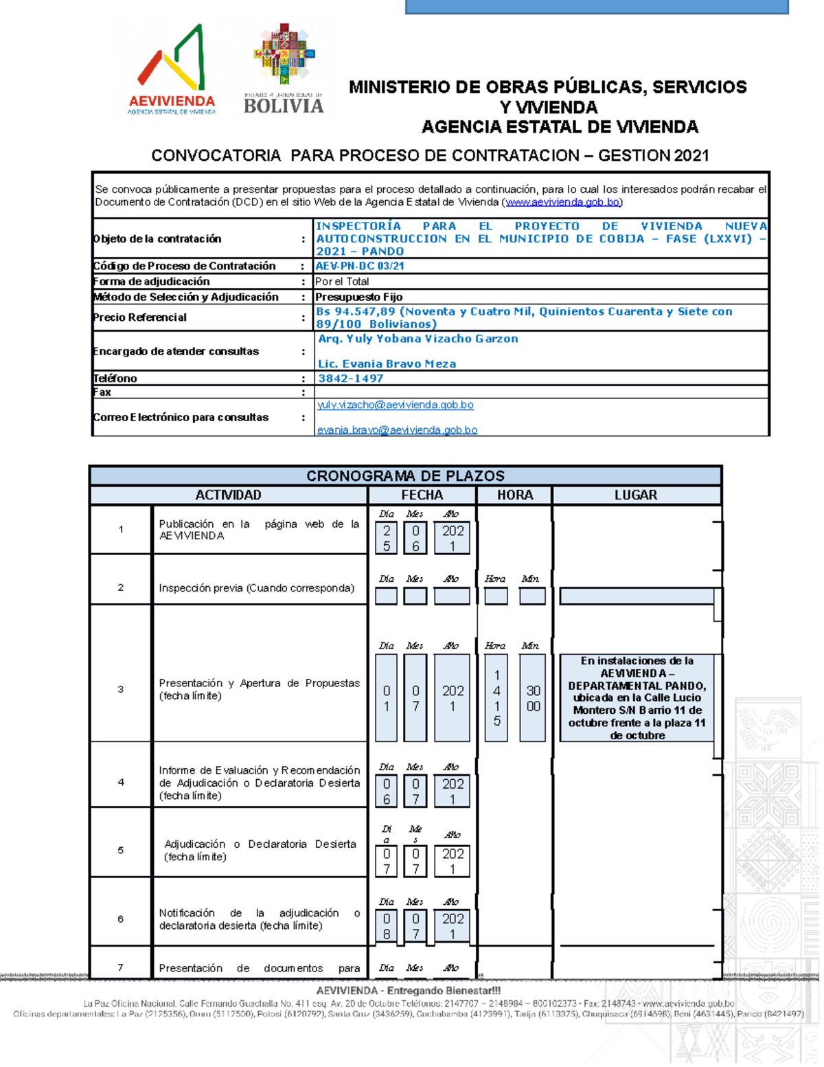 CONV 7396 - Convocatoria - Taller De Proyectos 4 - Tp404 - UMSA - StuDocu