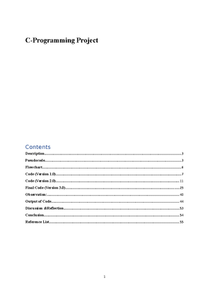 Final Logbook - Programming Logbook Semester 1 Contents Logbook Week 1 - Studocu
