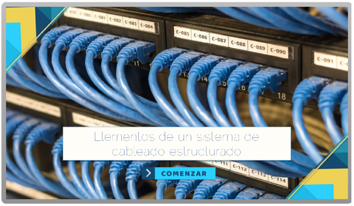 Lección 9. Elementos de un sistema de cableado estructurado ...