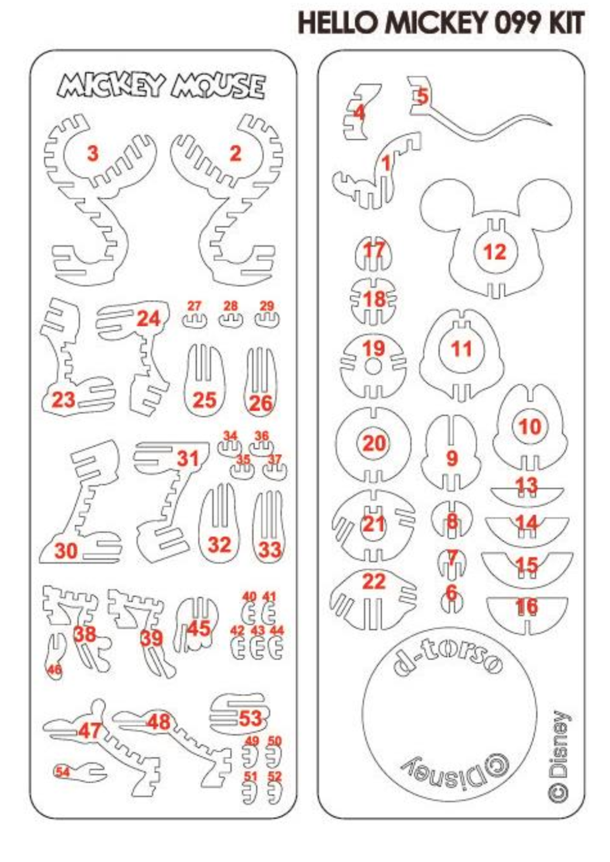 Mickey - Ciencias Naturales - HELLO MICKEY 099 KIT MICKEY MOUSE Si 3 2 2 17 12 18 27 28 29 24 n ...