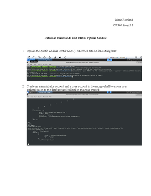 CS 465 Module 2 Travlr - course work - Start up PowerShell cd .\travlr ...