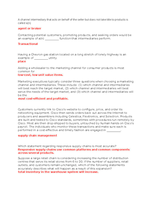 Marketing Research - Simulation - Worksheet - Backpack Simulation ...
