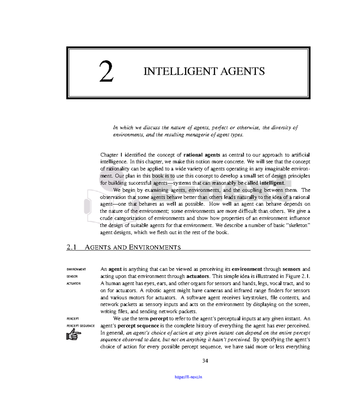 2-Intelligent Agents (E-next - 2 INTELLIGENT AGENTS In which we discuss ...