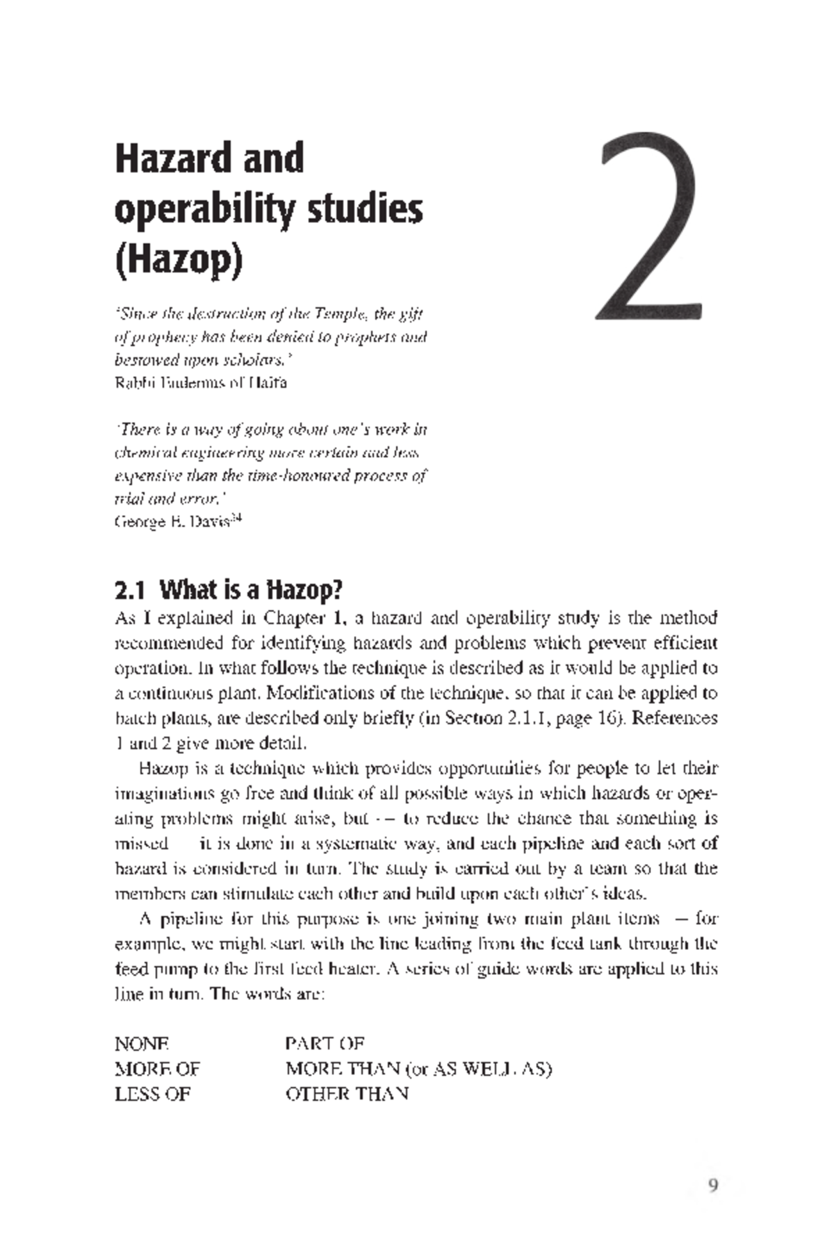 Hazop & Hazan-2 chapterpdf - Hazard and operability studies (Hazop) ‘Since the destruction o f ...