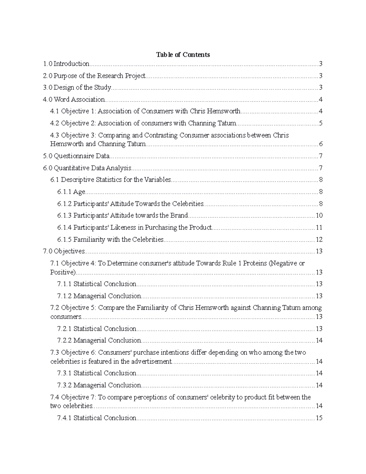 Rule 1 - Tutorial - Table of Contents 1 - Studocu