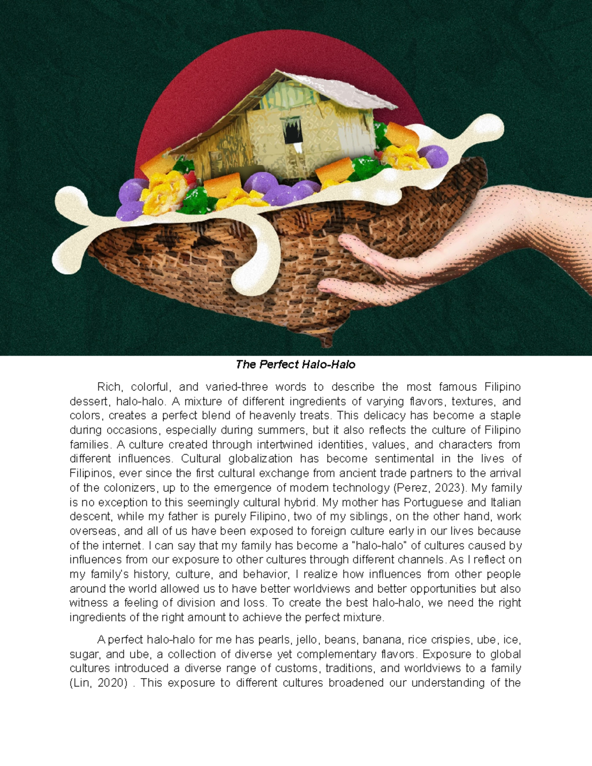 The Perfect Halo-Halo - an essay - The Perfect Halo-Halo Rich, colorful ...