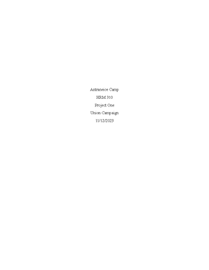 HRM 310 Coursework 5-1 Milestone One - Chastity Swafford 5-1 Milestone ...