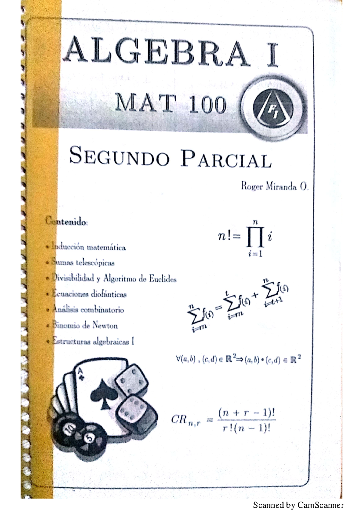Algebra SOL 2DO Parcial - Studocu