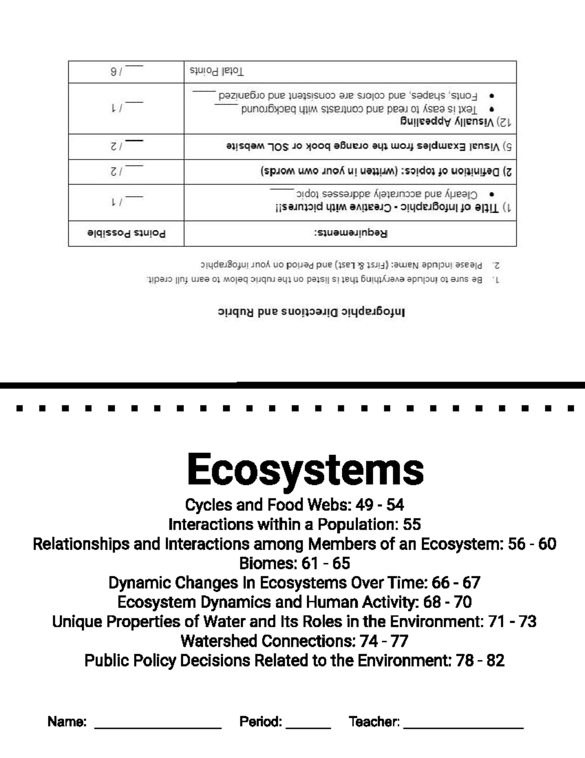 Ecosystems Infographic - Studocu