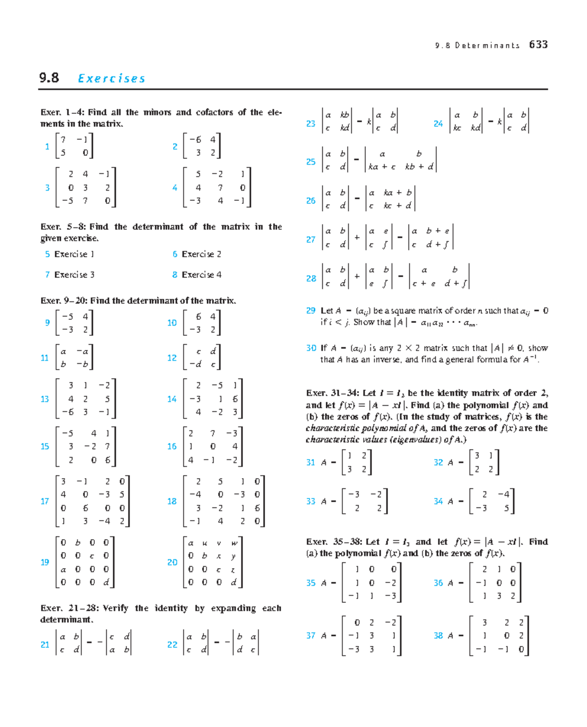 Algebra and Trigonometry with Analytic Geometry-66 - 8 D e t e r m i n ...