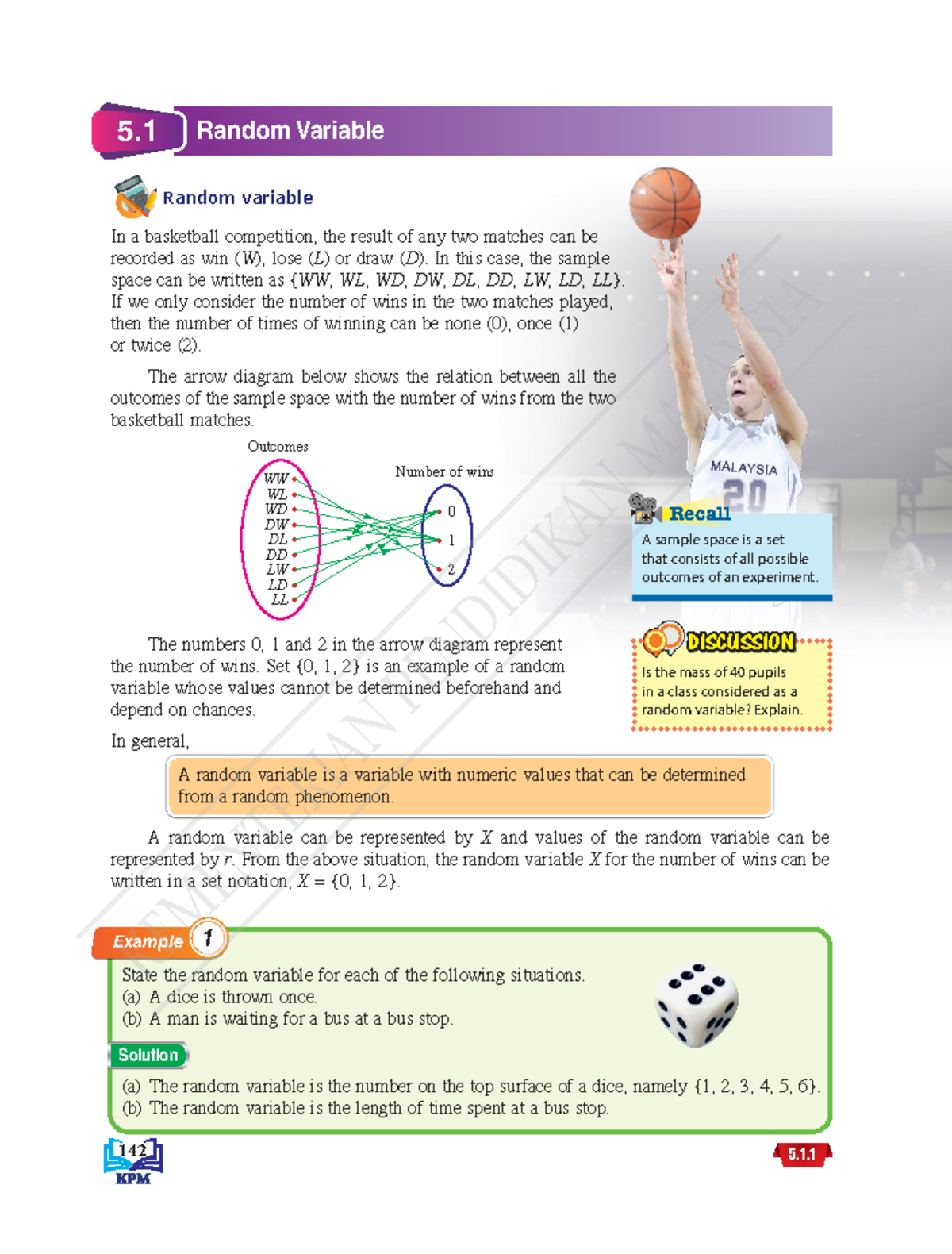 Addmath f5c5 - 142 Random variable In a basketball competition, the ...