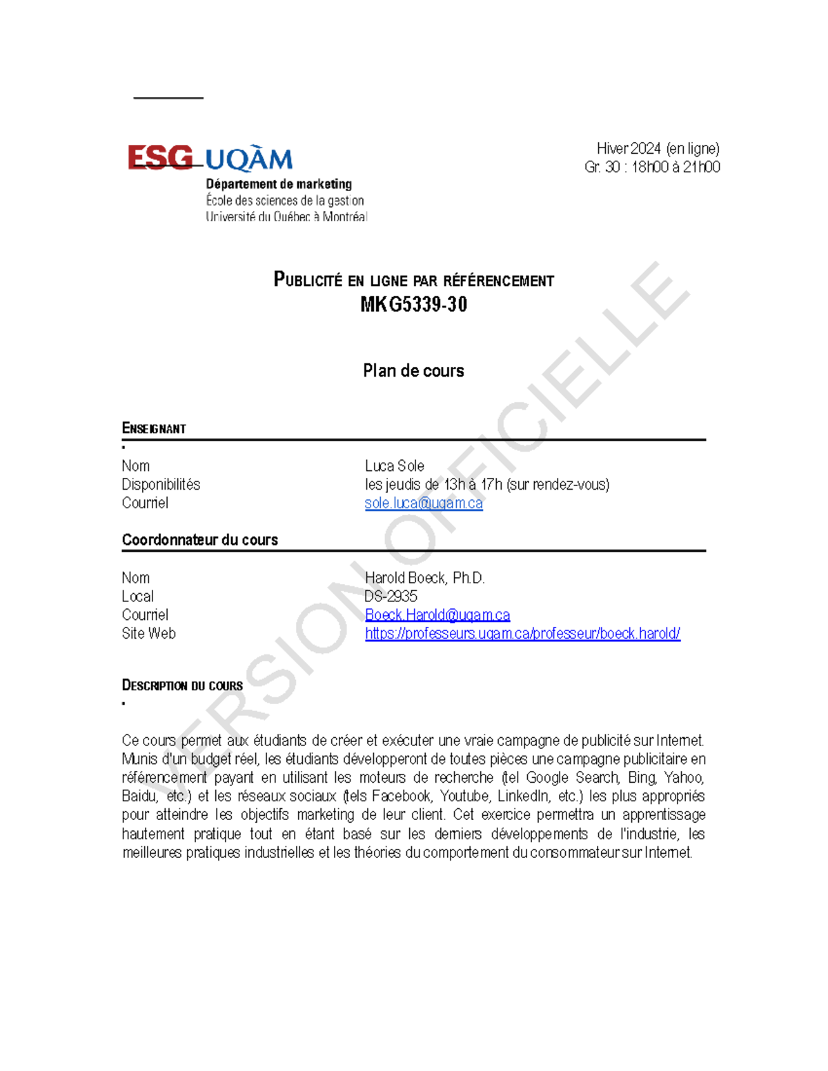 MKG5339-30-Plan de cours-A2023 - VERSION OFFICIELLE Hiver 2024 (en ...