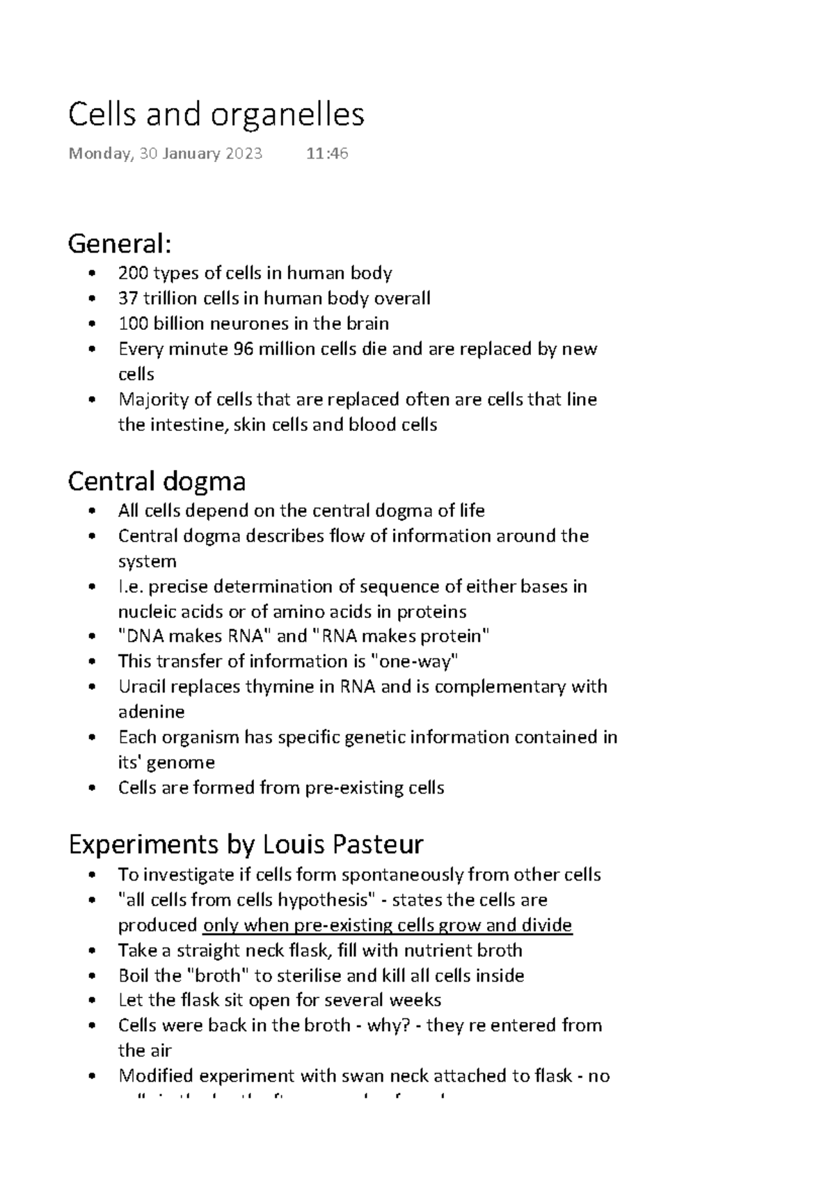 Cells and organelles - General: 200 types of cells in human body 37 ...
