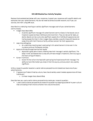8-2 Module Eight Short Responses - Module Eight Question 1 a. Who is ...