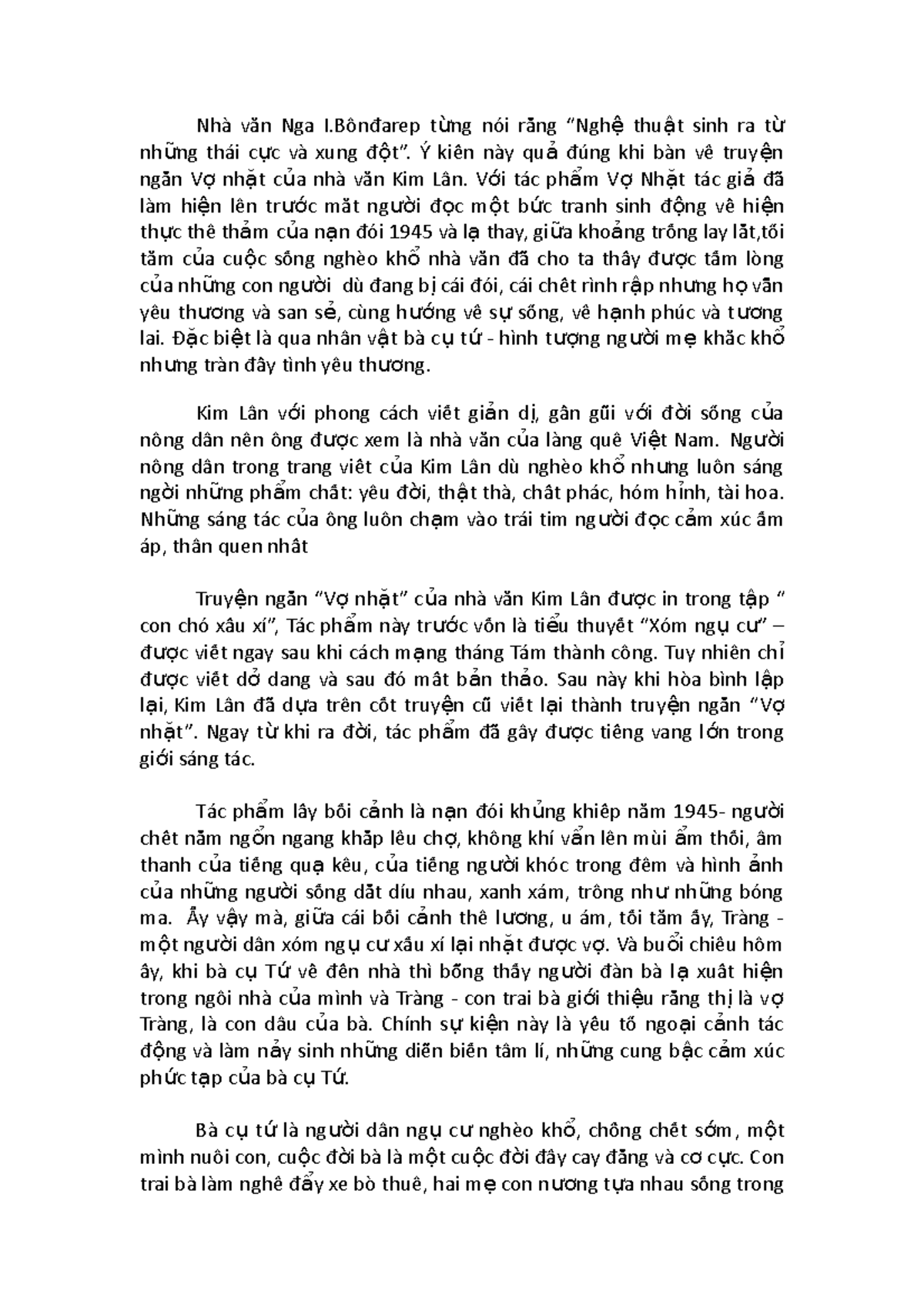 Cụ-4 - 123 - Nhà văn Nga Iônđarep t ừng nói răằng “Ngh ệ thu ật sinh ra t ừ nh ững thái c ực và ...