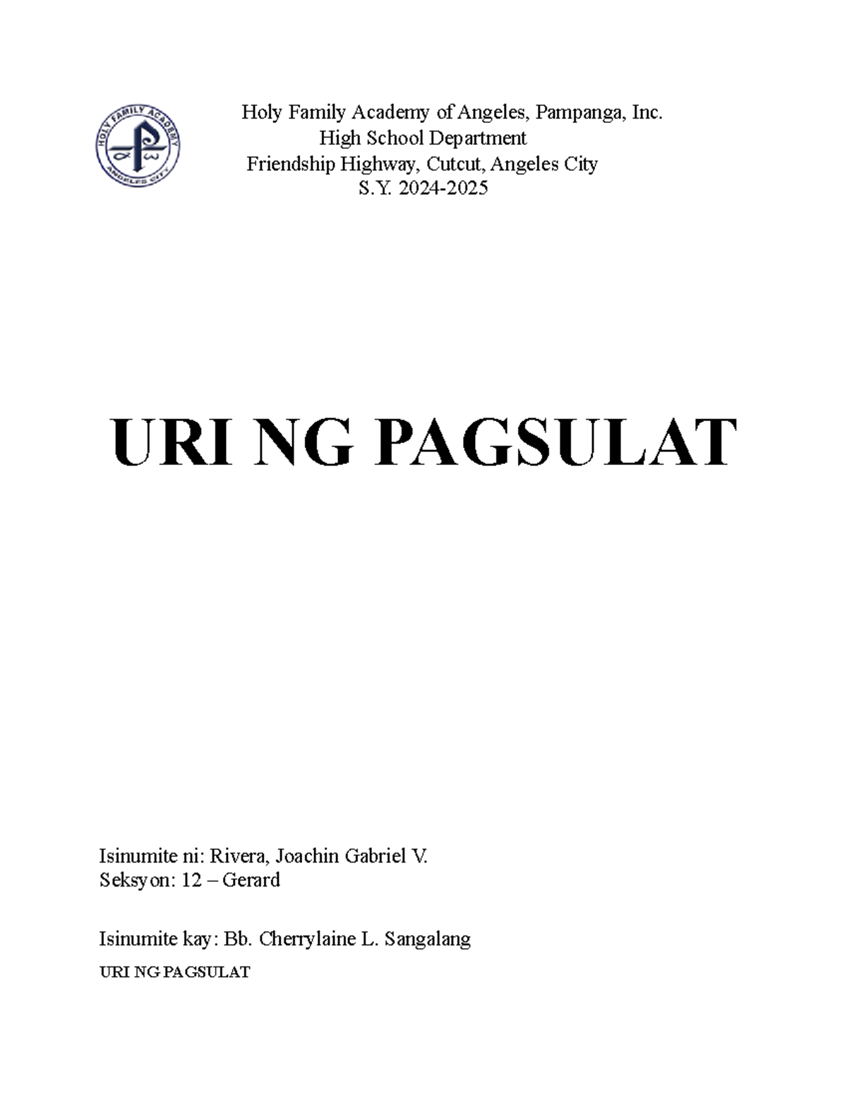 Uri-ng-Pagsulat-1 - A dive into the different style of Philippine ...