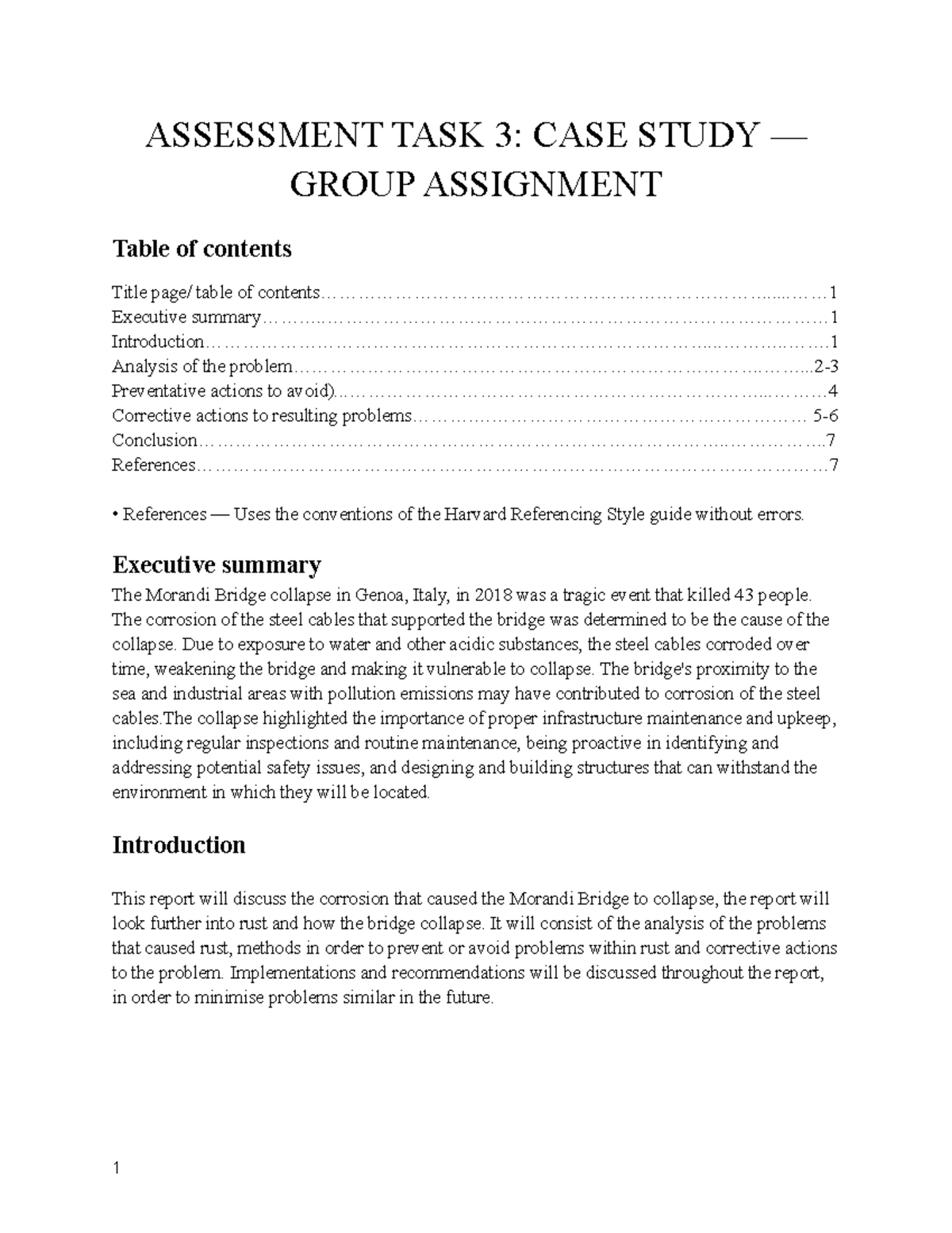 Assesment Task 3 Case Study - ASSESSMENT TASK 3: CASE STUDY — GROUP ...