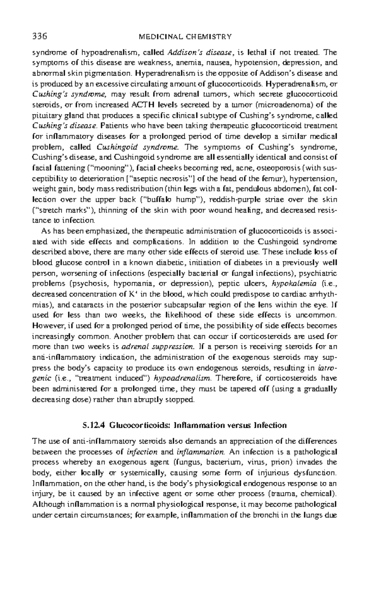 Medicinal-chemistry-3 6 - syndrome of hypoadrenalism, called Addison’s ...