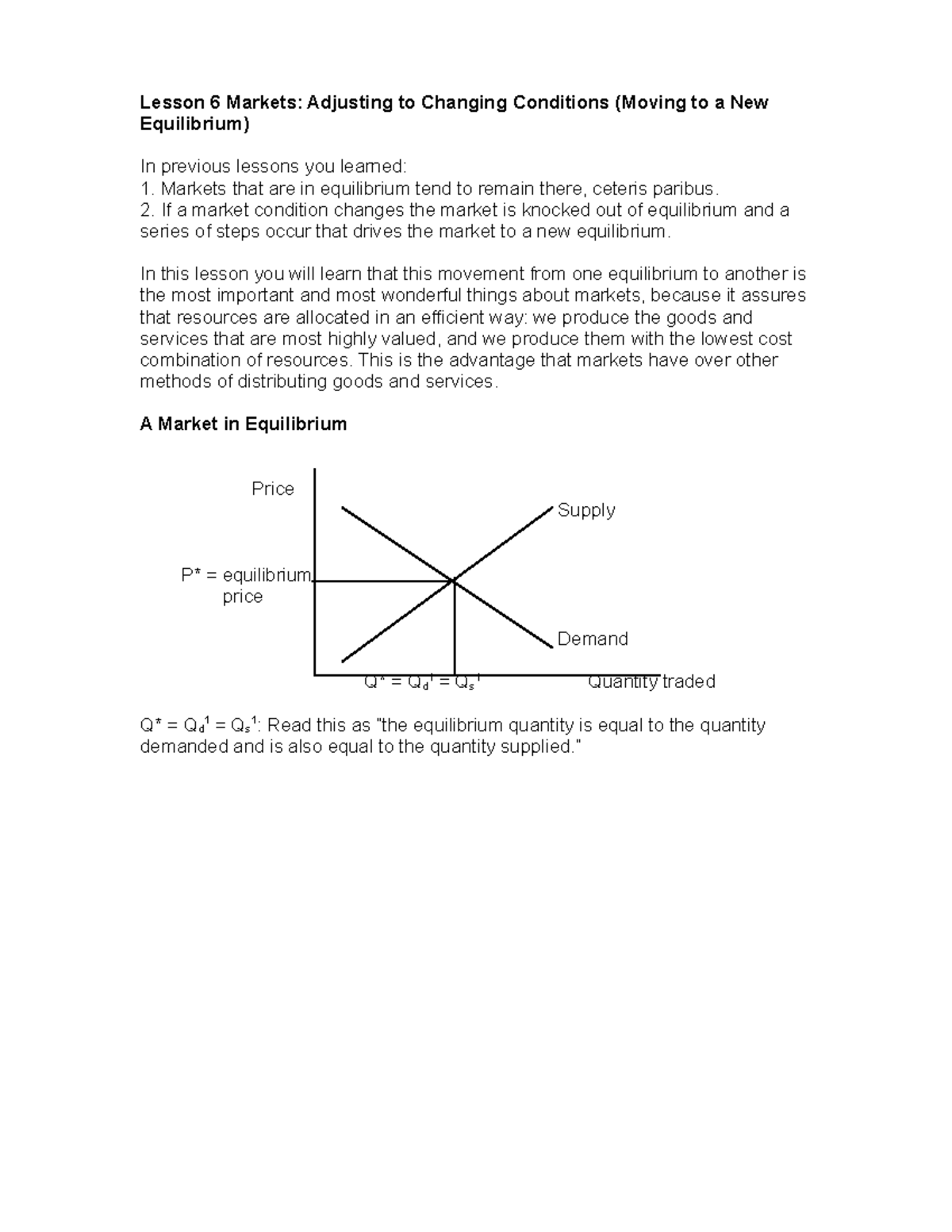 Lesson 6 Adjusting to Changing Conditions Jan 26 2022 - Lesson 6 ...