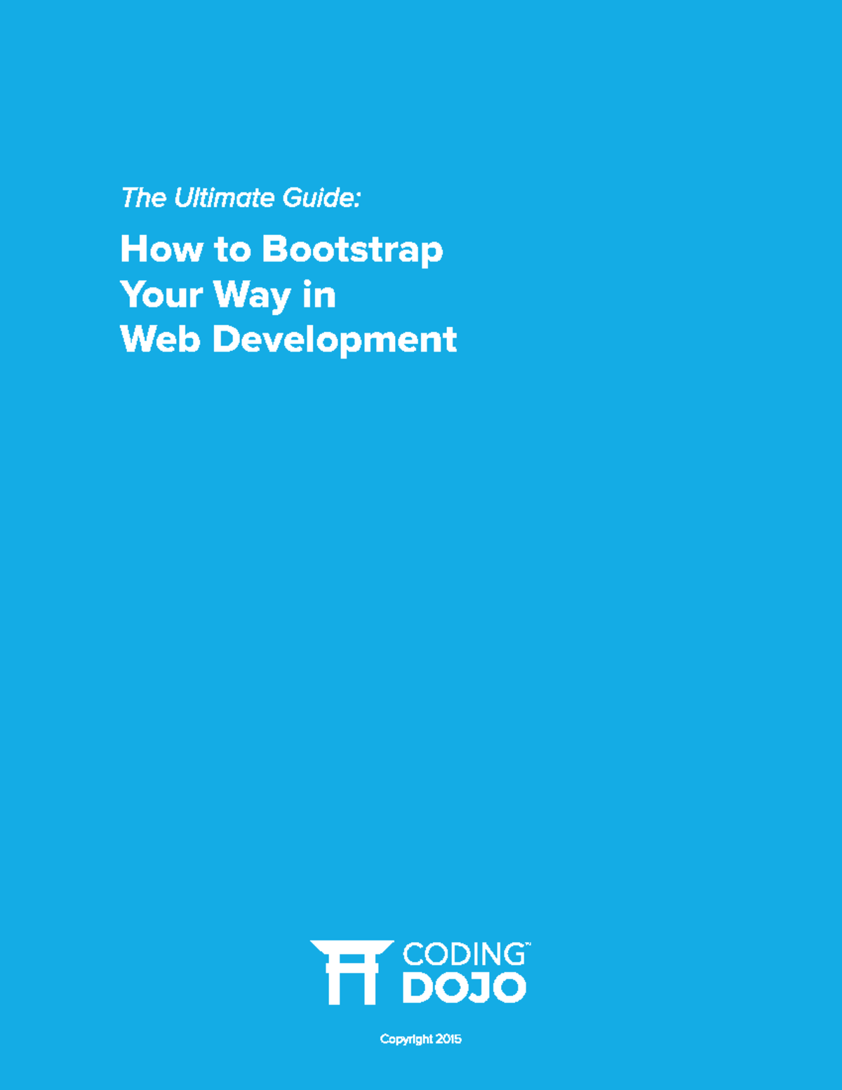 Coding dojo ebook - apprendre à coder - How to Bootstrap Your Way in ...