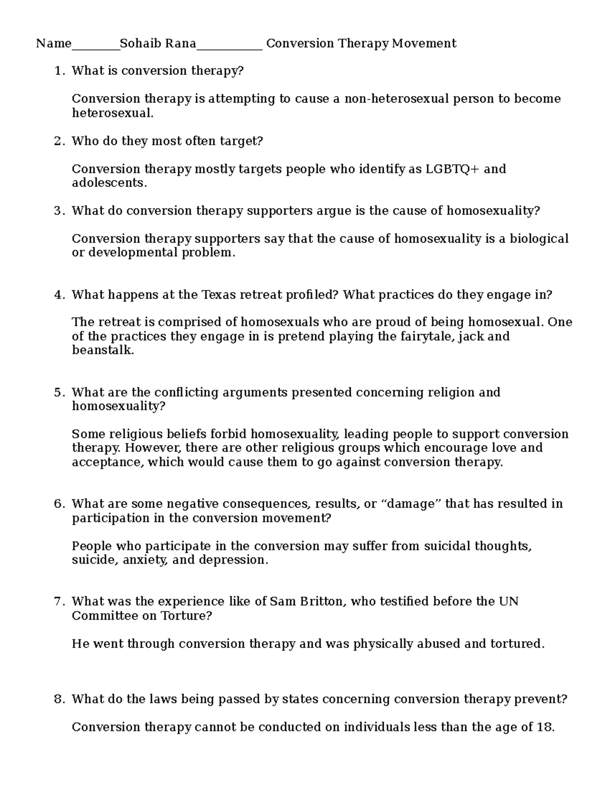 Conversion therapy - What is conversion therapy? Conversion therapy is ...