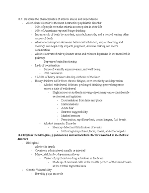 Abnormal Psychology Chapter 12 Notes - ABNORMAL PSYCHOLOGY CHAPTER 12 ...