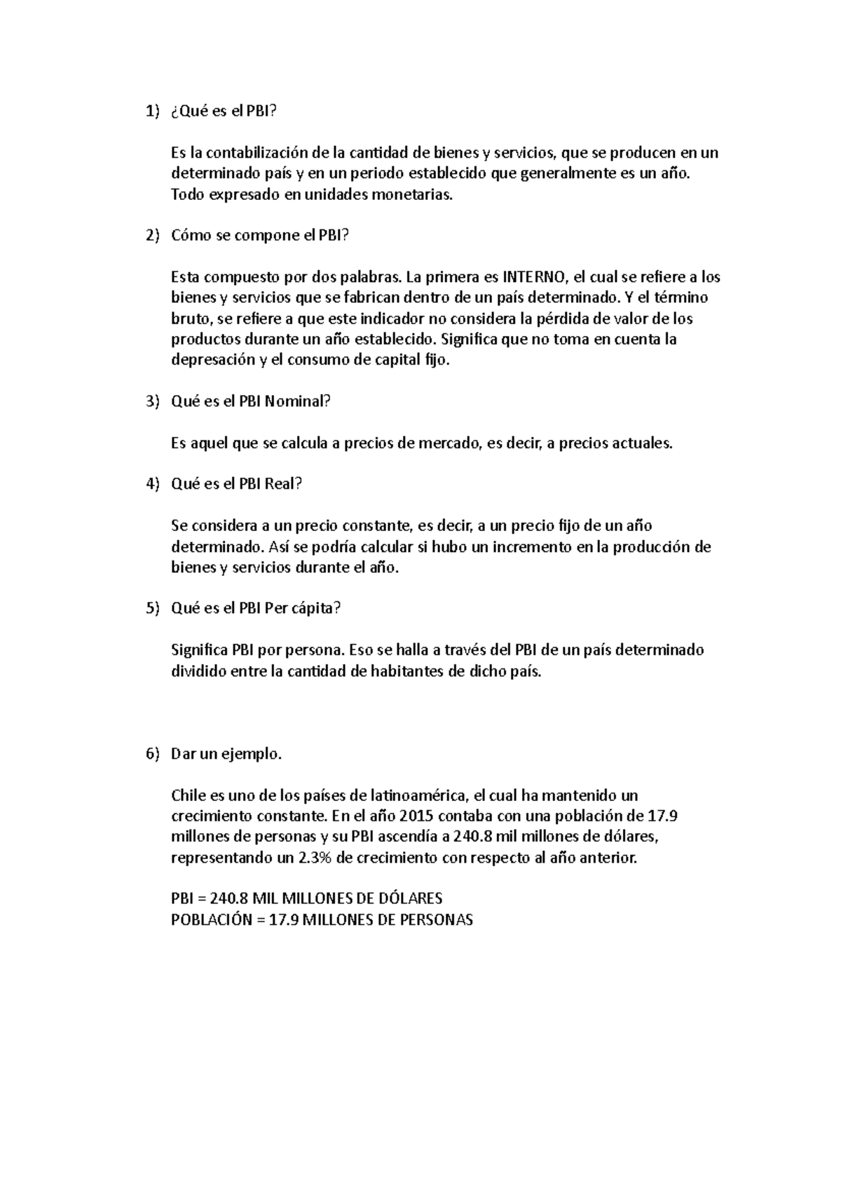 Qué es el PBI - Lectura sobre que es el PBI - ¿Qué es el PBI? Es la ...