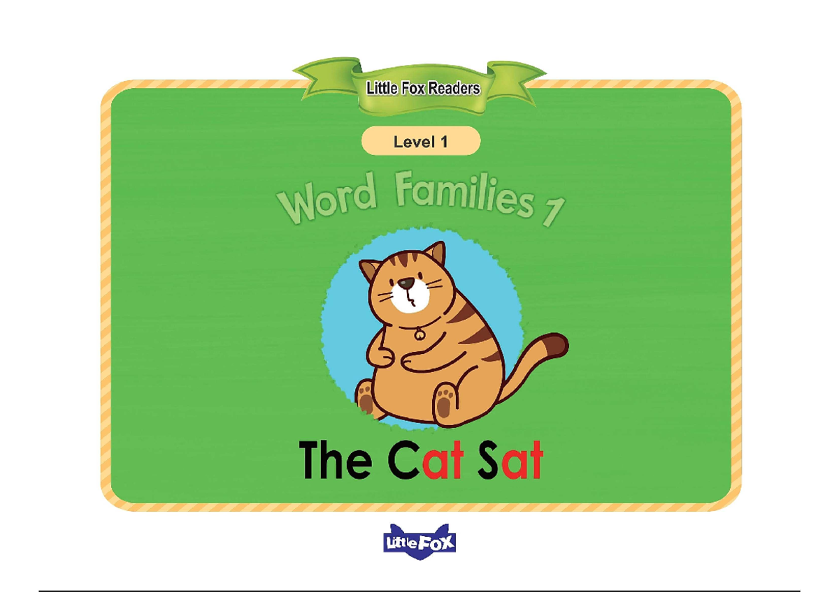 The Cat Sat - needed - Grammar and English - Little Fox Readers Level 1 ...
