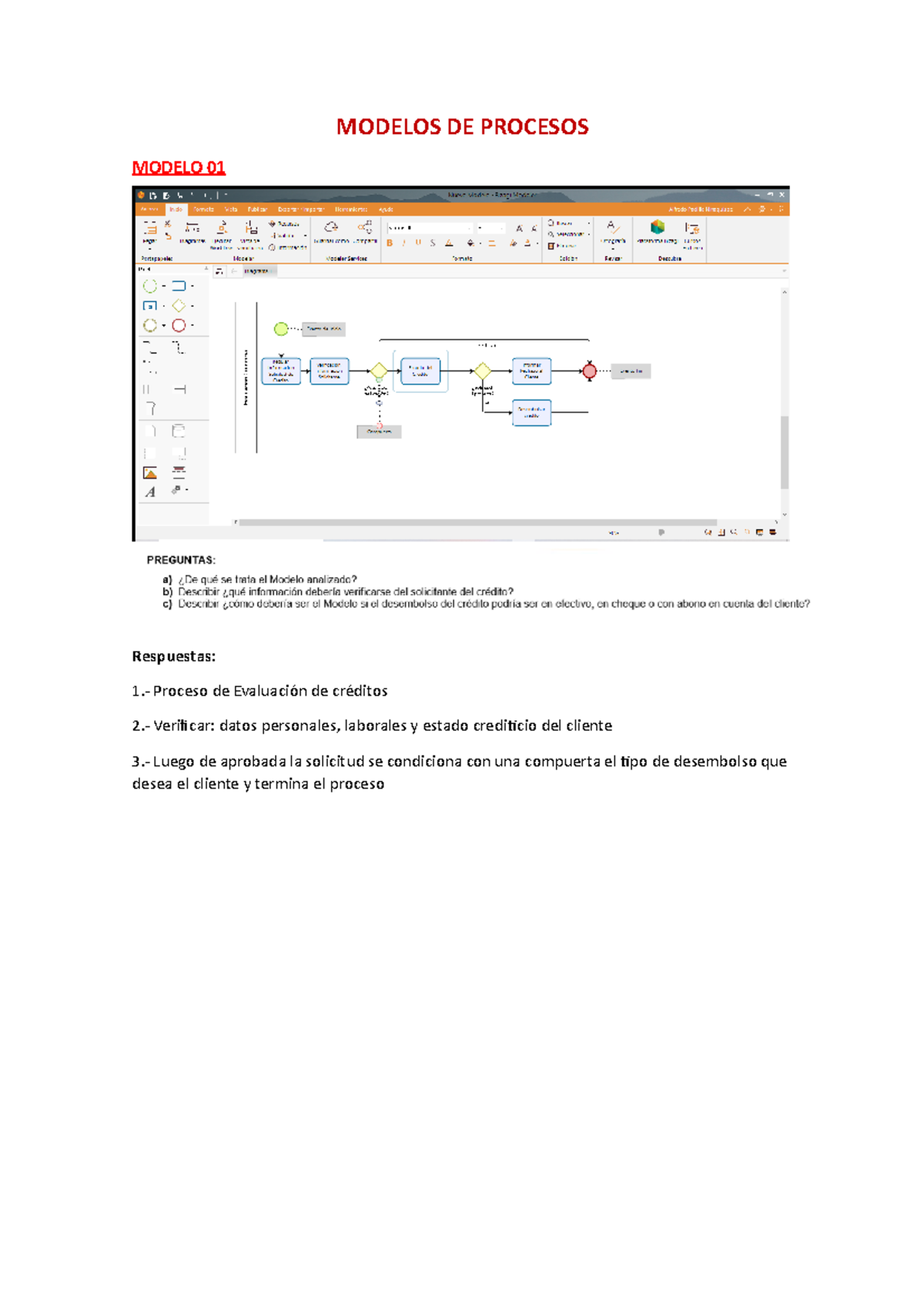 Ejemplo de Modelos de Procesos Resoluciones - MODELOS DE PROCESOS ...