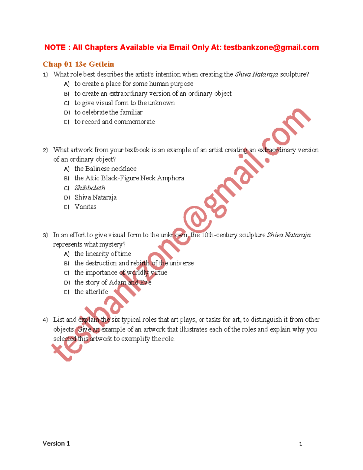 Solutions and Test Bank For Living With Art, 13th Edition by Mark ...