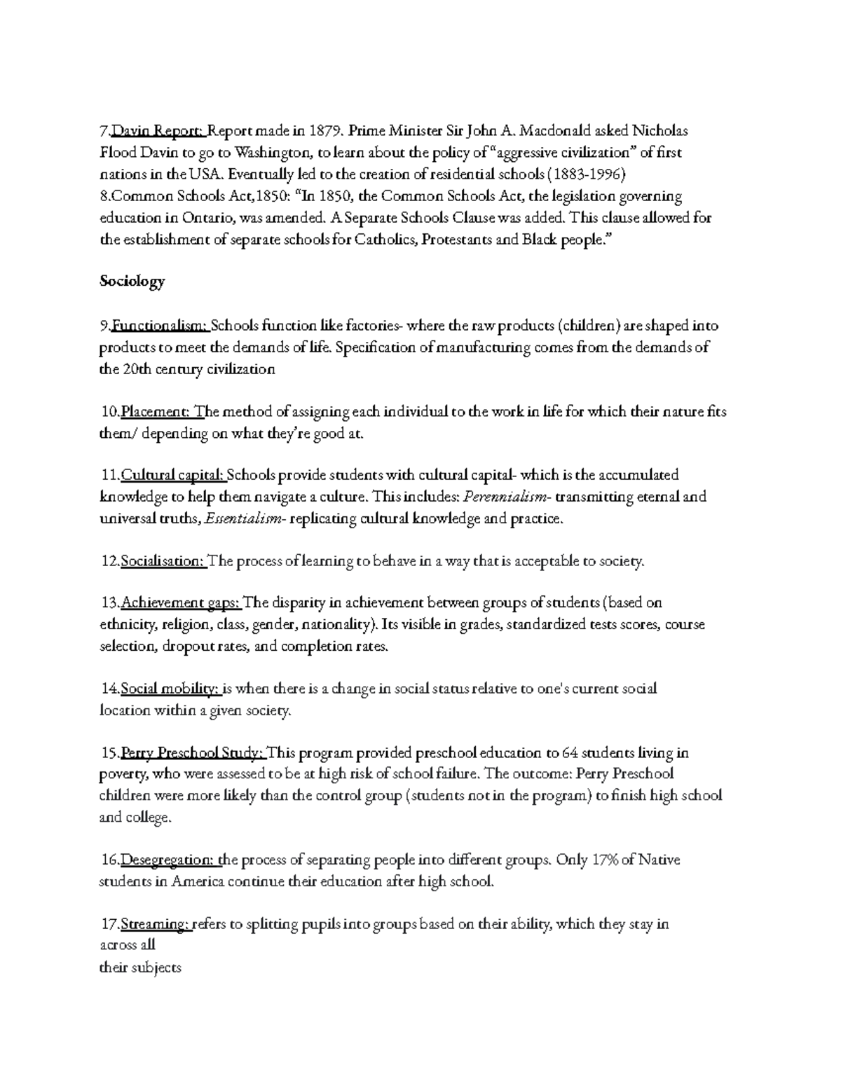 EDS100 Key Terms 3 - lec notes - 7 Report: Report made in 1879. Prime ...