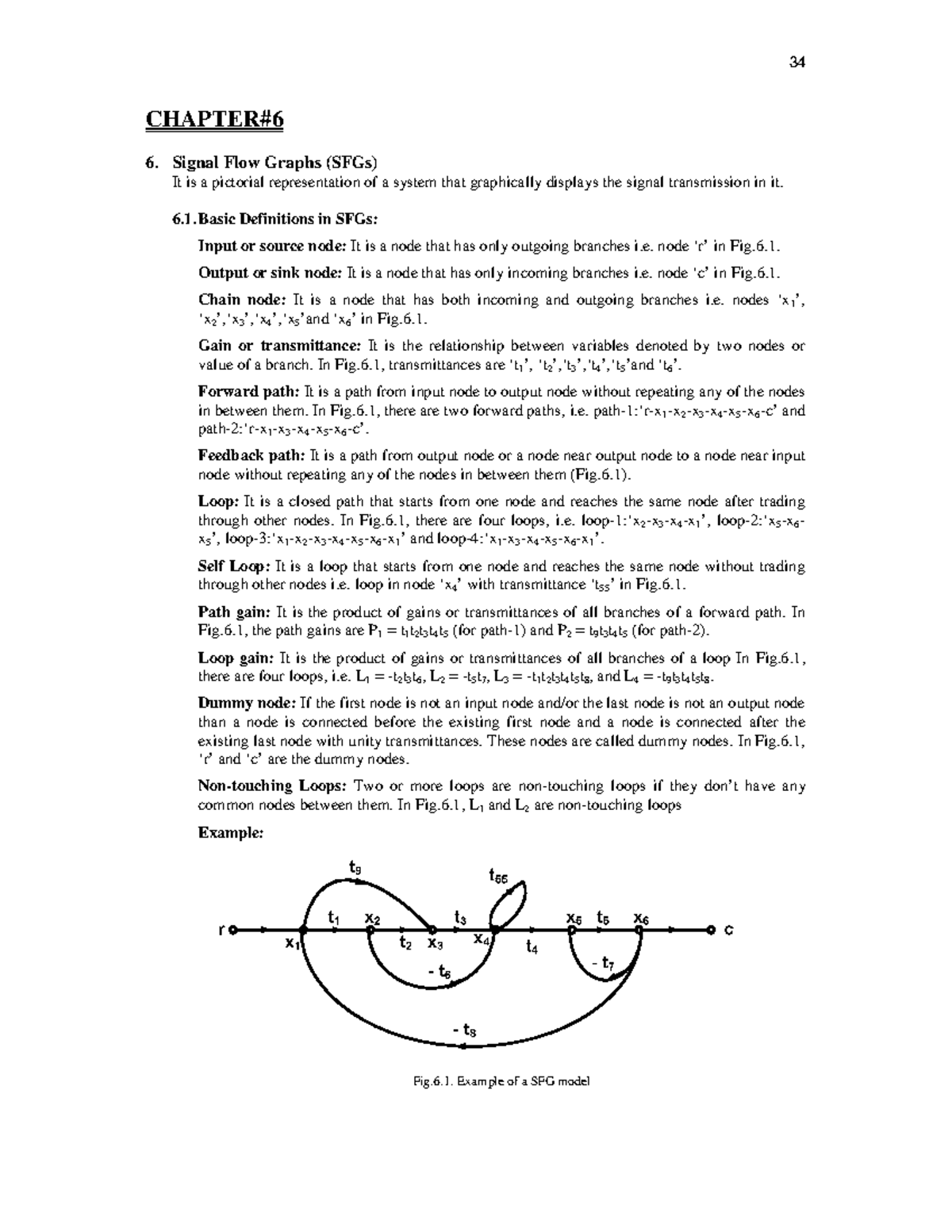 Fundamental of control systems - lecture 4 - CHAPTER# 6. Signal Flow ...