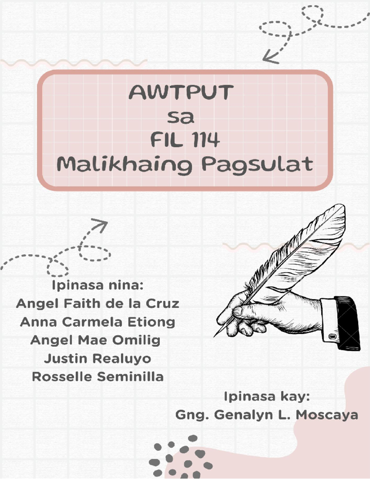 Gawain Yunit 4- Pangkatan - Gawain: Yunit 4 - Pagsulat ng Sanaysay sa ...