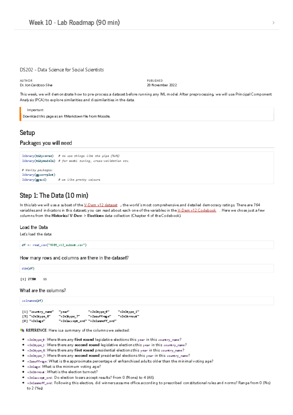 LSE DS202 2022 23 - 💻 Week 10 - Lab Roadmap - This week, we will demonstrate how to pre-process ...