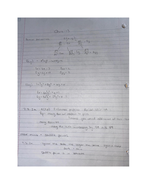 Business Calc Unit 2.1-2.5 - Math 1524 - Studocu