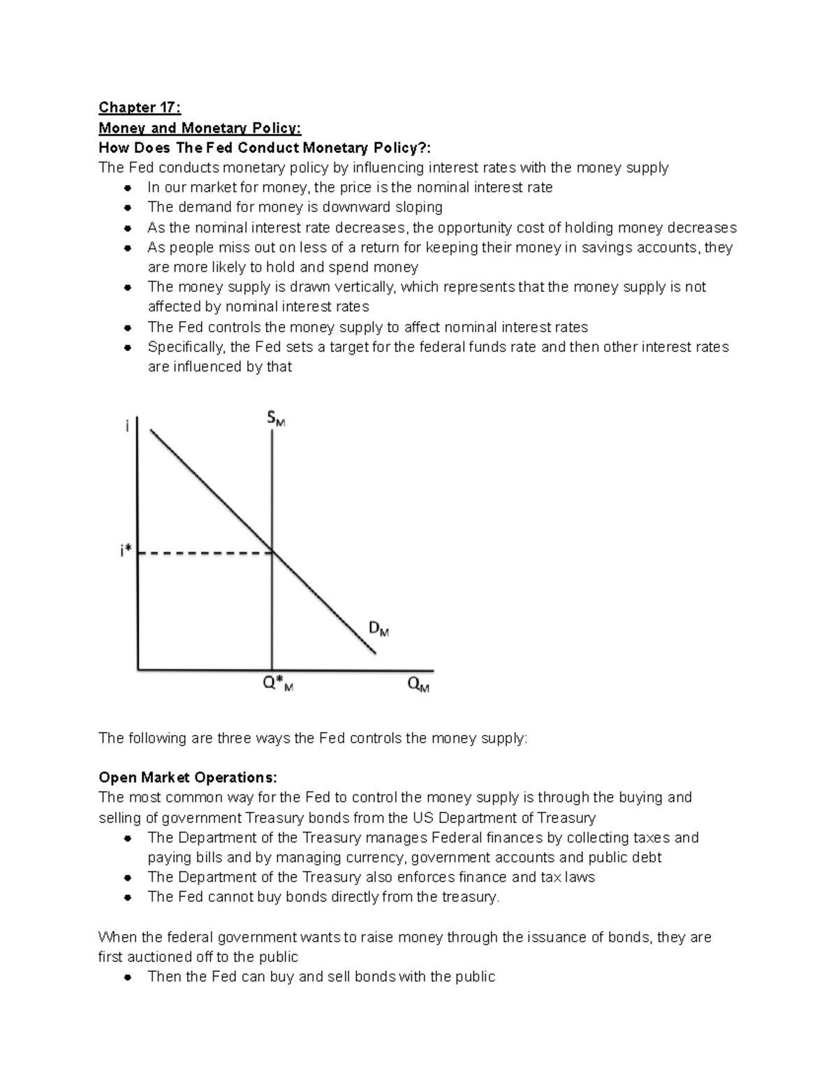 Macroeconomics Chapter 17 Money and Monetary Policy Part III - Chapter ...
