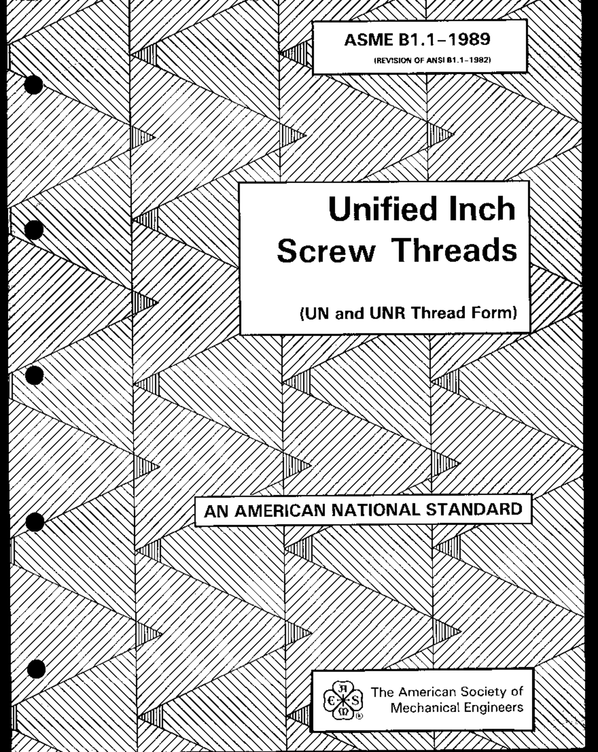 ASME B1 1 Screw Threads - Normativa ASME B1.1 - Mecánica - Studocu