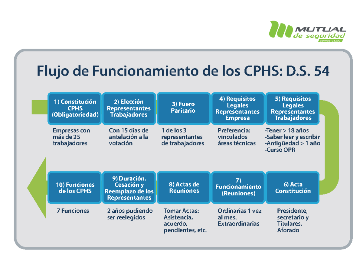 Estapas CPHS - ..... - Flujo de Funcionamiento de los CPHS: D. 54 ...